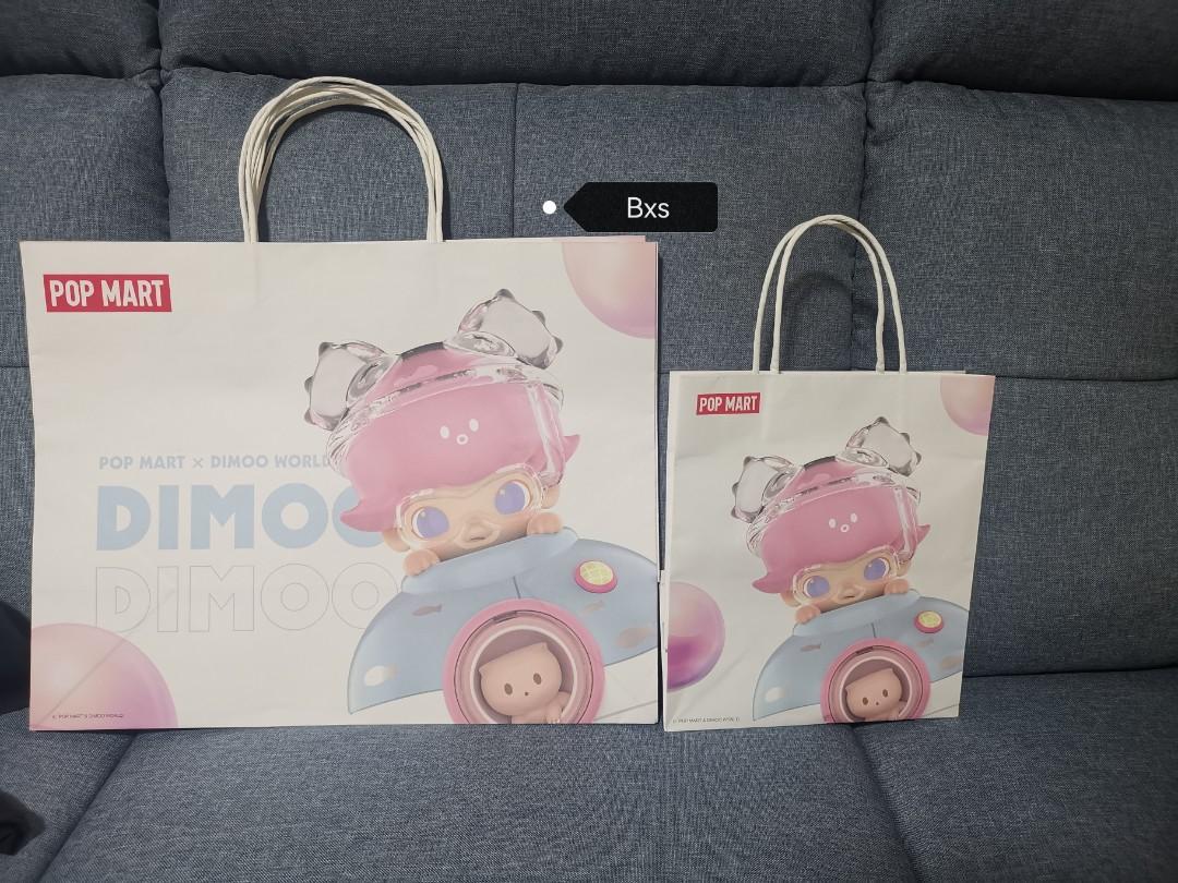Authentic Popmart Pop Mart Paper Bag Dimoo WORLD small and large size ...