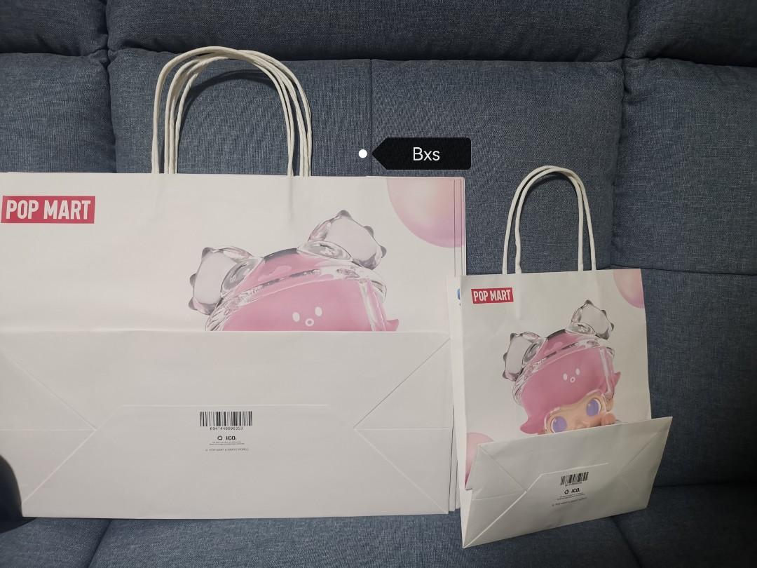 Authentic Popmart Pop Mart Paper Bag Dimoo WORLD small and large size ...