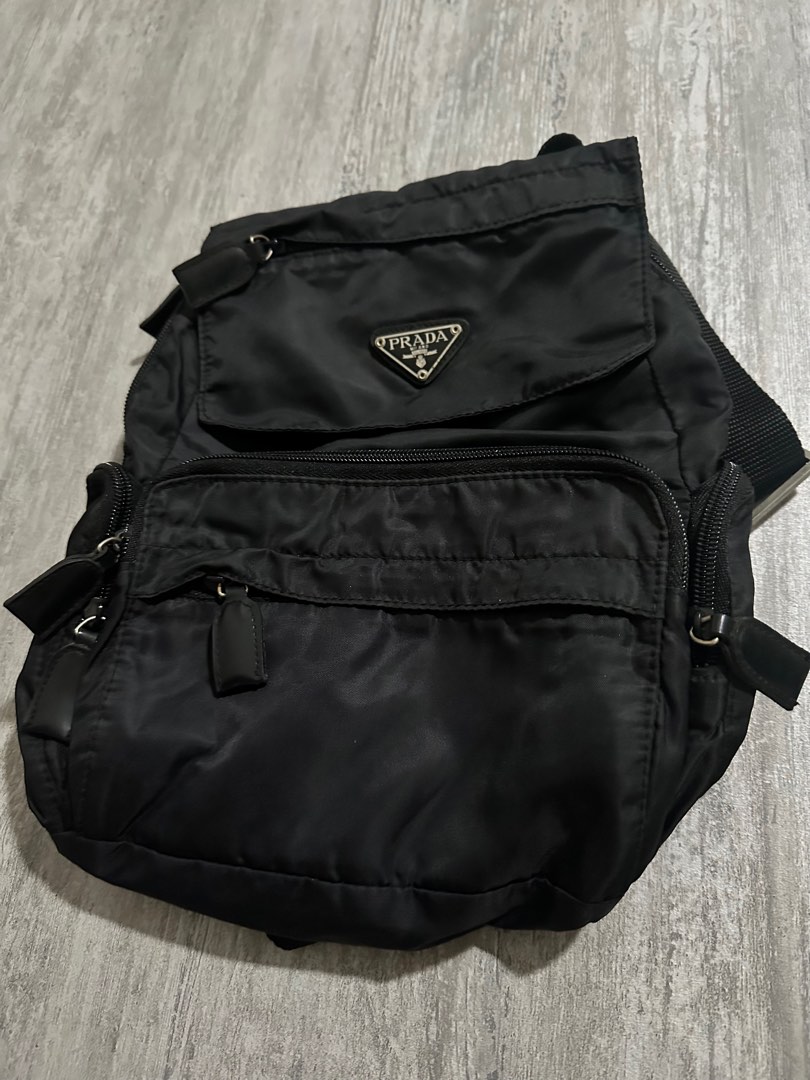 Authentic Prada Backpack, Luxury, Bags & Wallets on Carousell