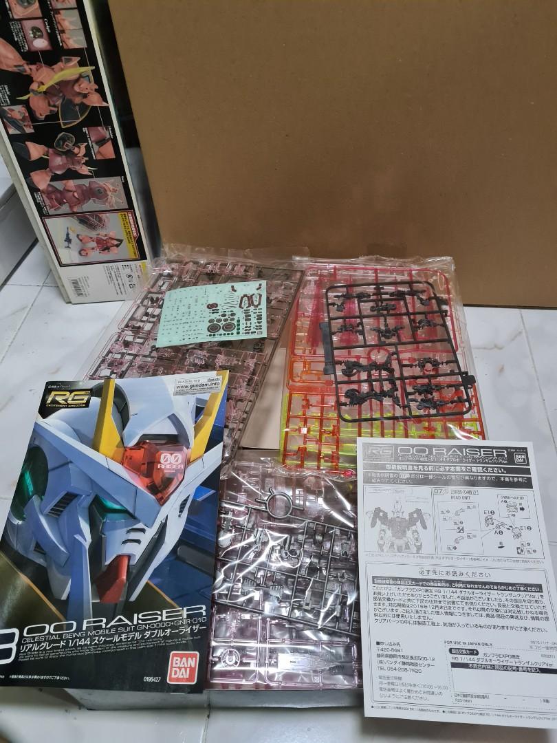 Bandai RG OO Raiser gundam expo clear ver, Hobbies & Toys, Toys & Games ...