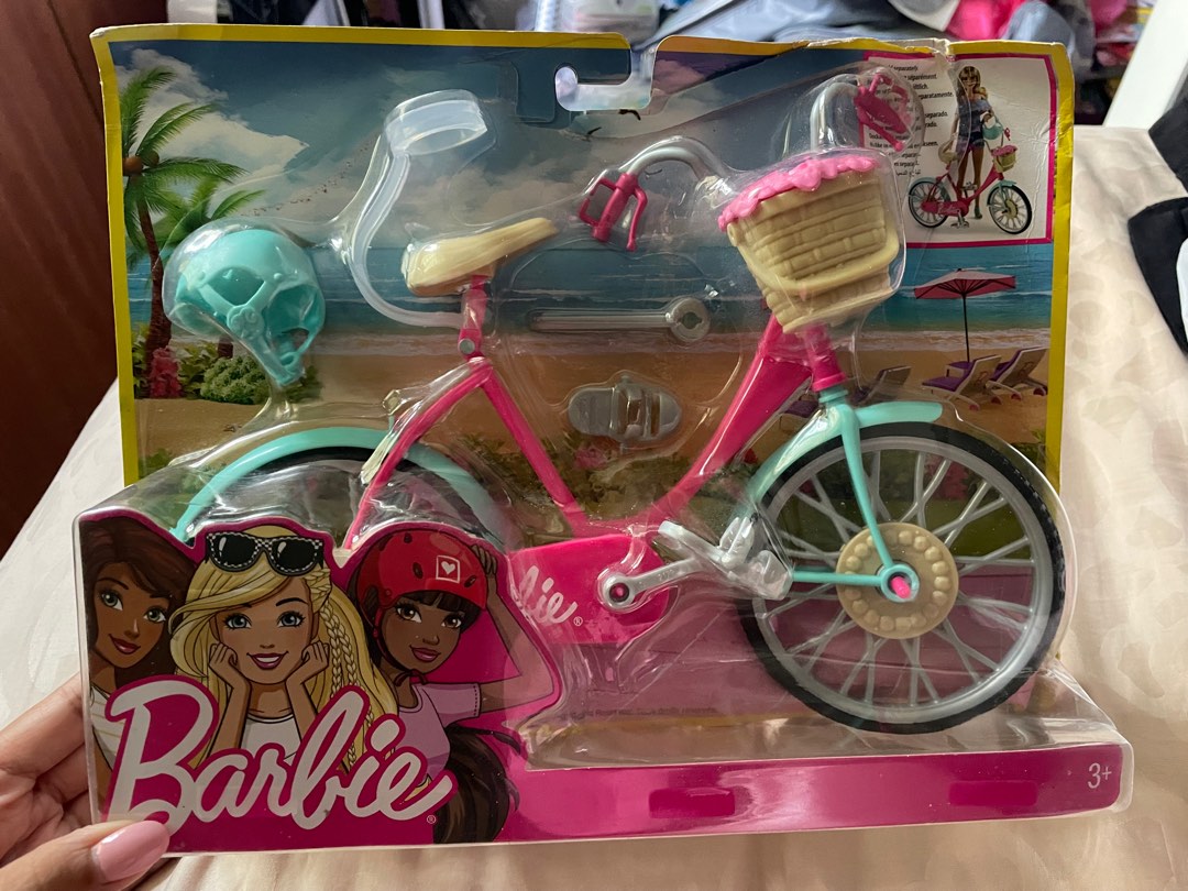 Barbie bicycle, Hobbies & Toys, Toys & Games on Carousell