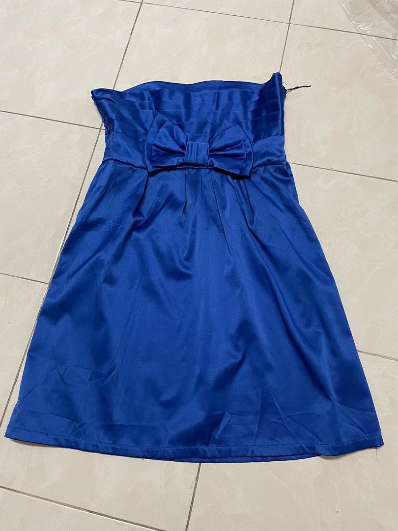 Blue dinner gown dress, Women's Fashion, Dresses & Sets, Dresses on ...