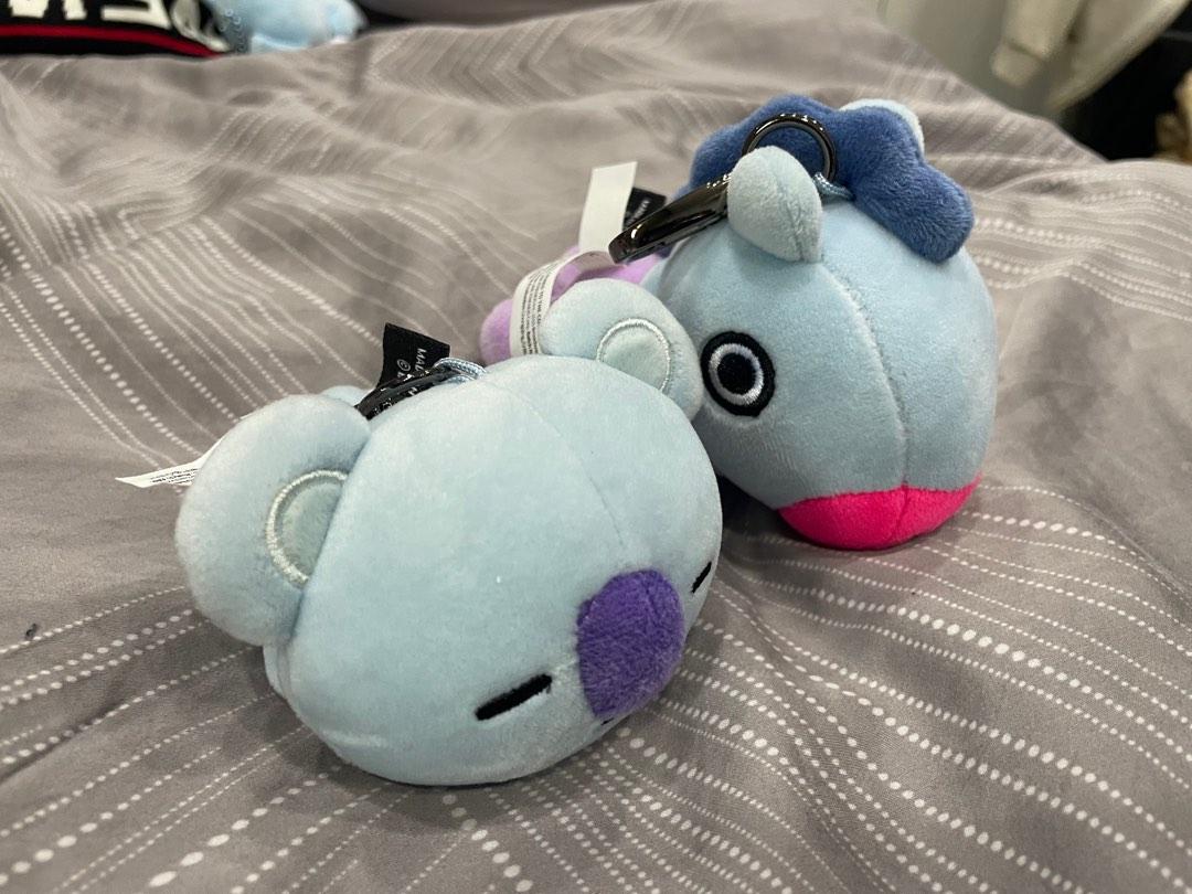 BT21 Koya & Mang lying down plush keychain, Hobbies & Toys, Memorabilia & Collectibles, K-Wave ...