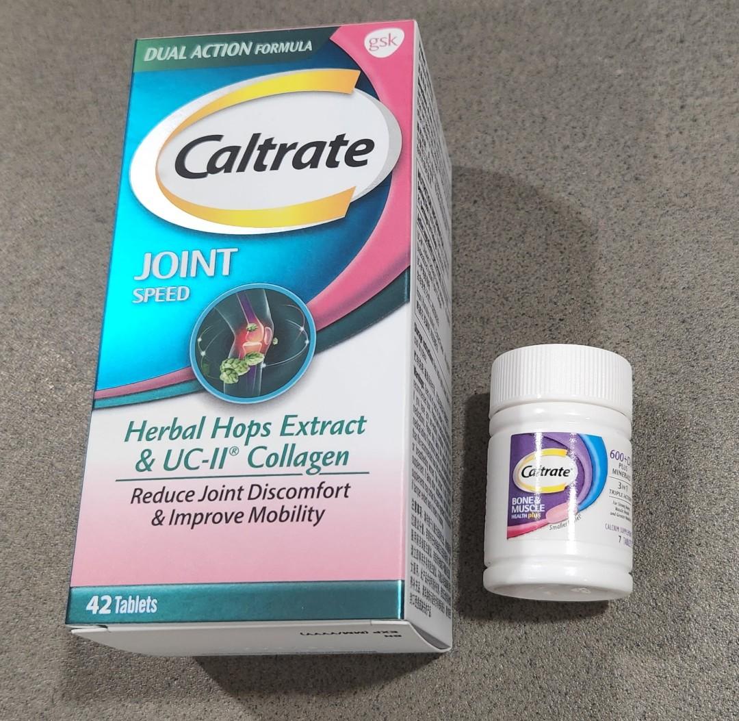 Caltrate Joint Speed 42 tabs (exp: 05/24) and Caltrate plus 7 tabs (exp ...