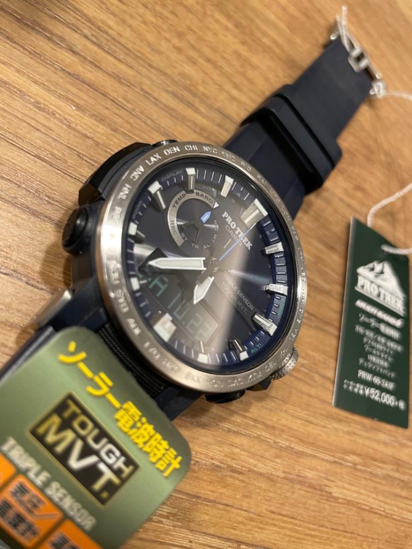 Casio Pro Trek PRW-60-2AJF, 男裝, 手錶及配件, 手錶 - Carousell