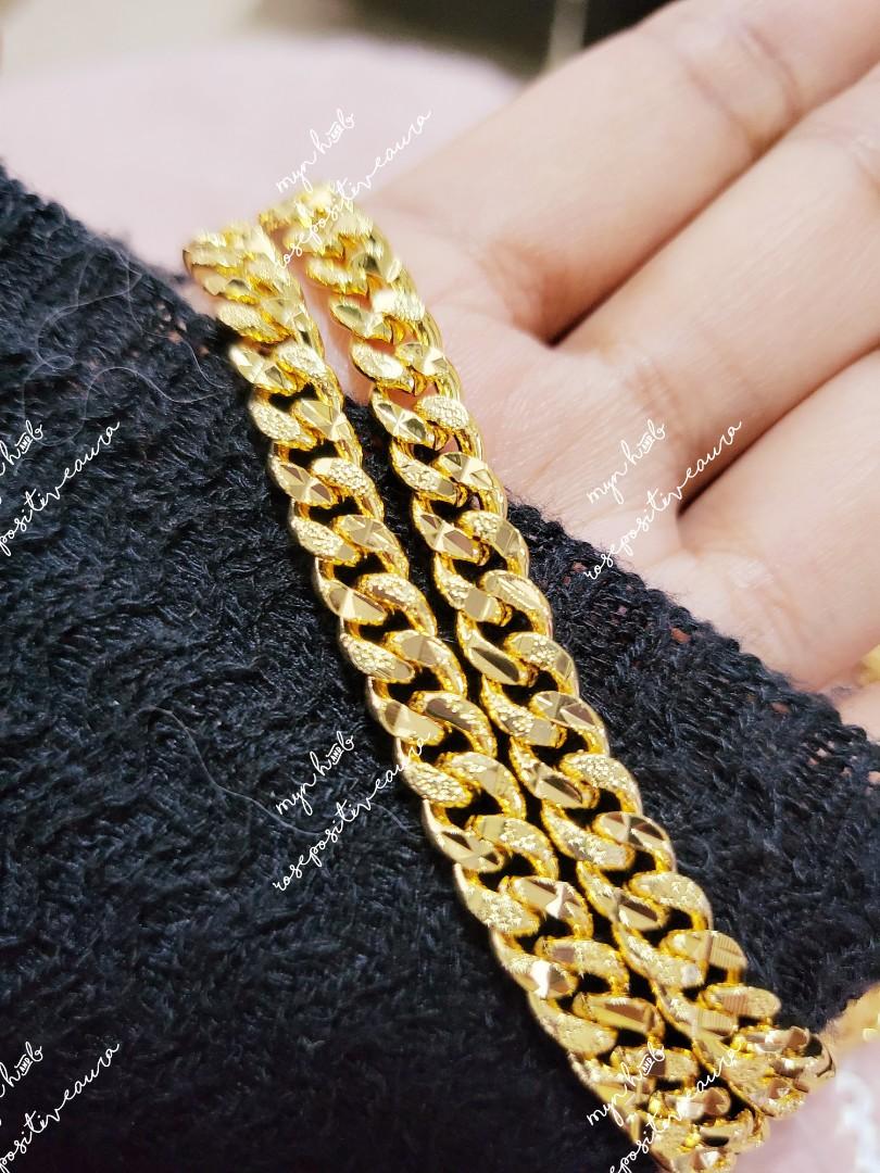 Chain 24k gold plated L 70cm, Women's Fashion, Jewelry & Organisers ...