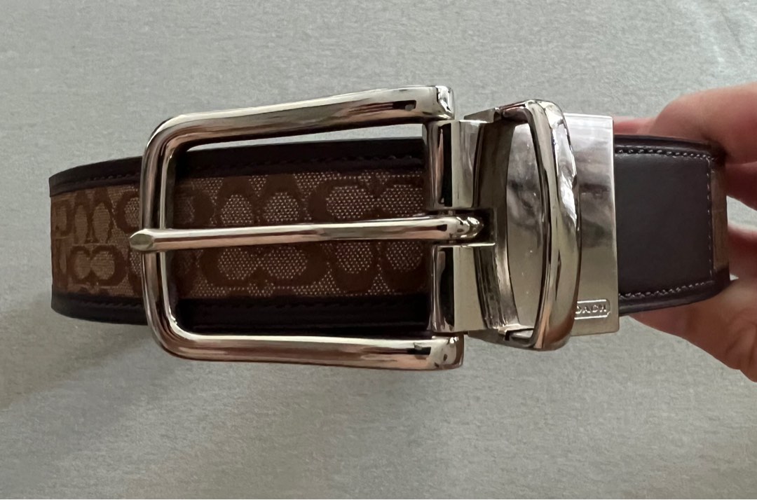 COACH Men’s belt, Men's Fashion, Watches & Accessories, Belts on Carousell