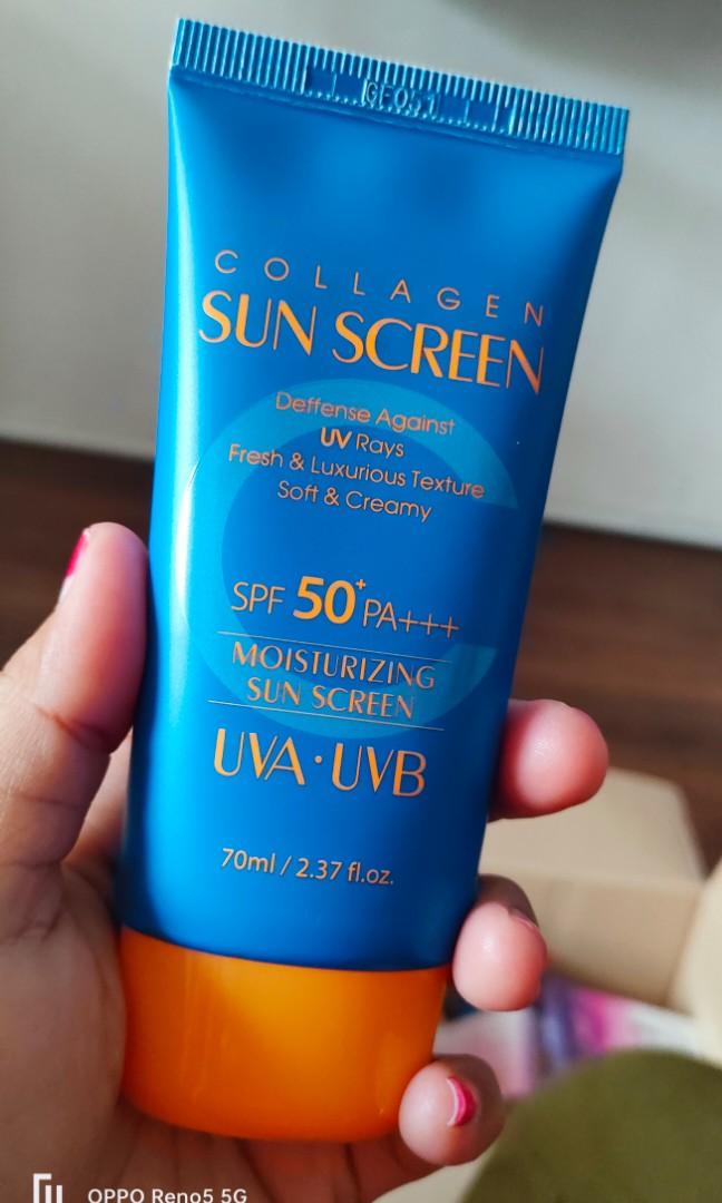 Collagen Sunscreen 3W, Beauty & Personal Care, Face, Face Care on Carousell
