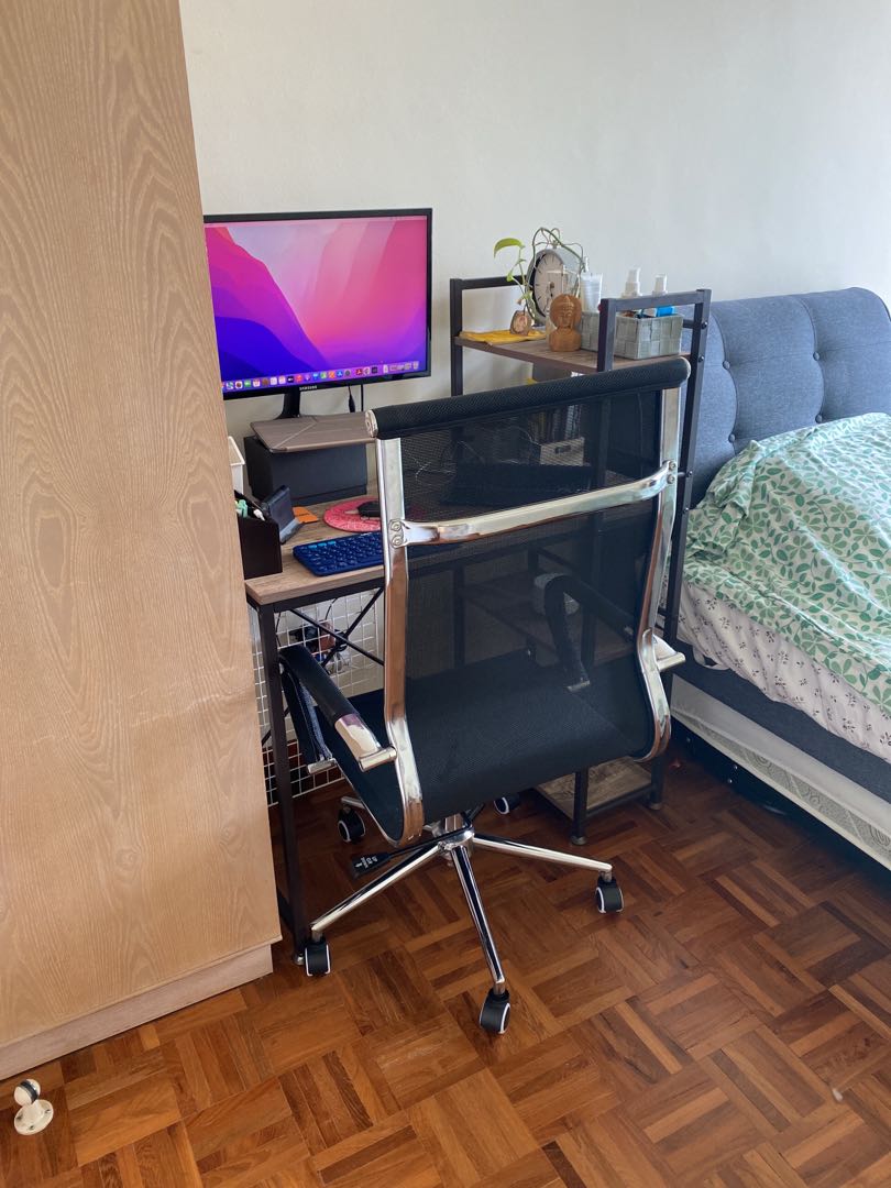 Computer Table with chair, Furniture & Home Living, Furniture, Tables ...