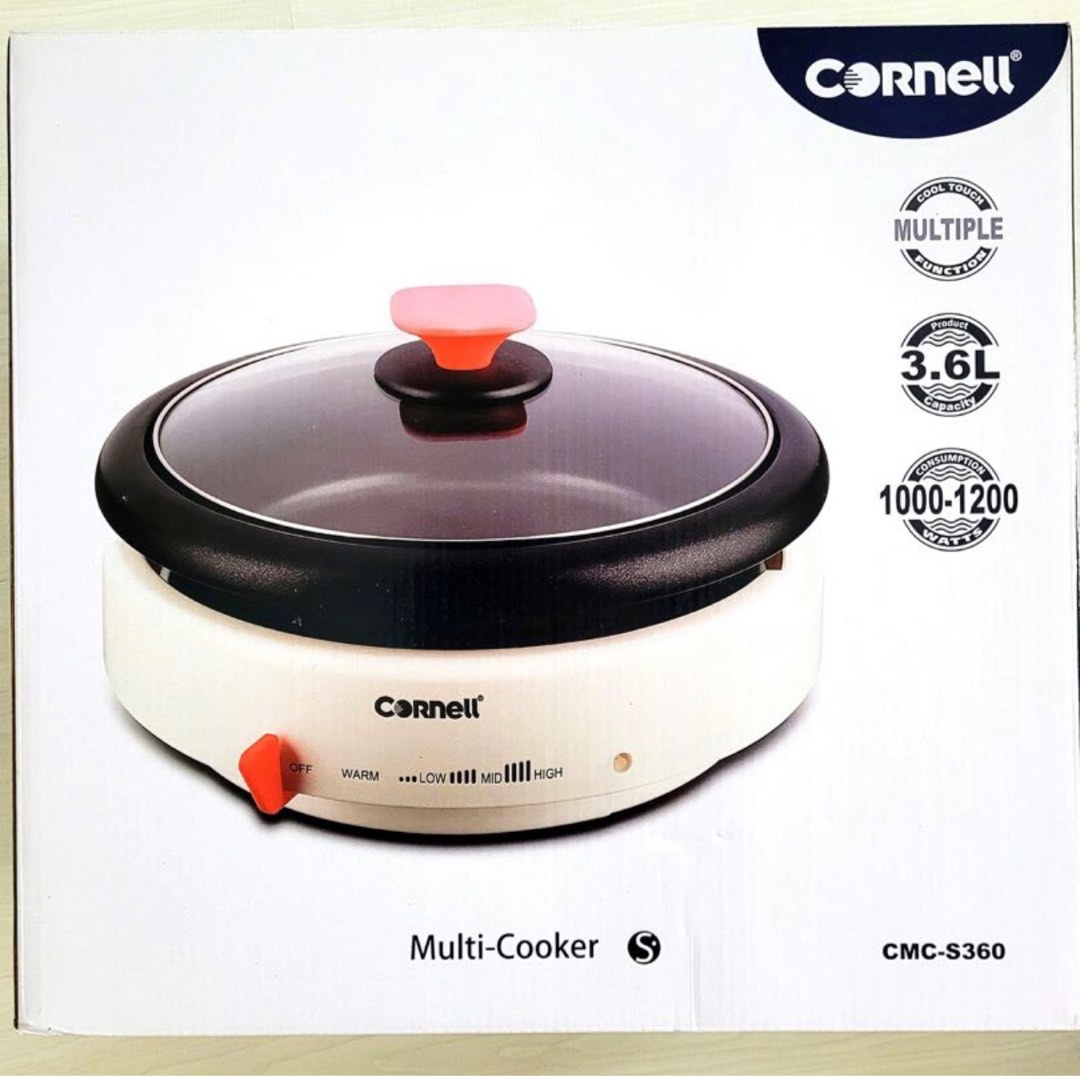Cornell CMC-S360 3.6L Multi Cooker, TV & Home Appliances, Kitchen ...