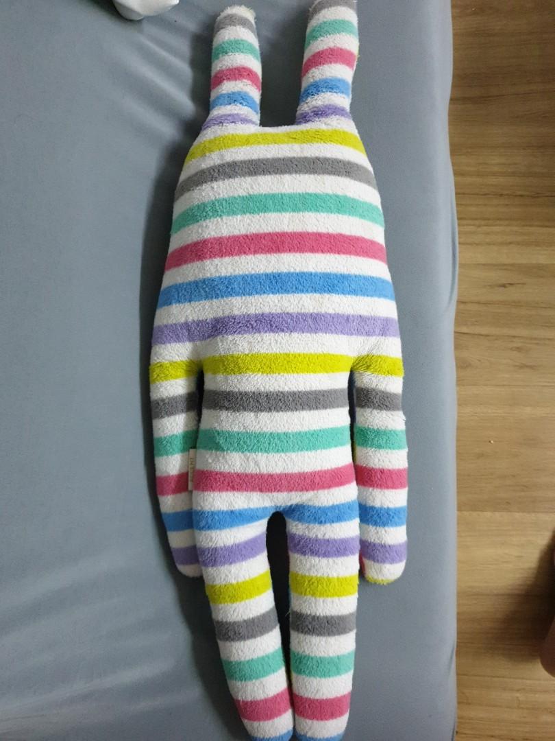 Craftholic Rab M rabbit bunny soft toy plushy rainbow, Hobbies & Toys, Toys & Games on Carousell