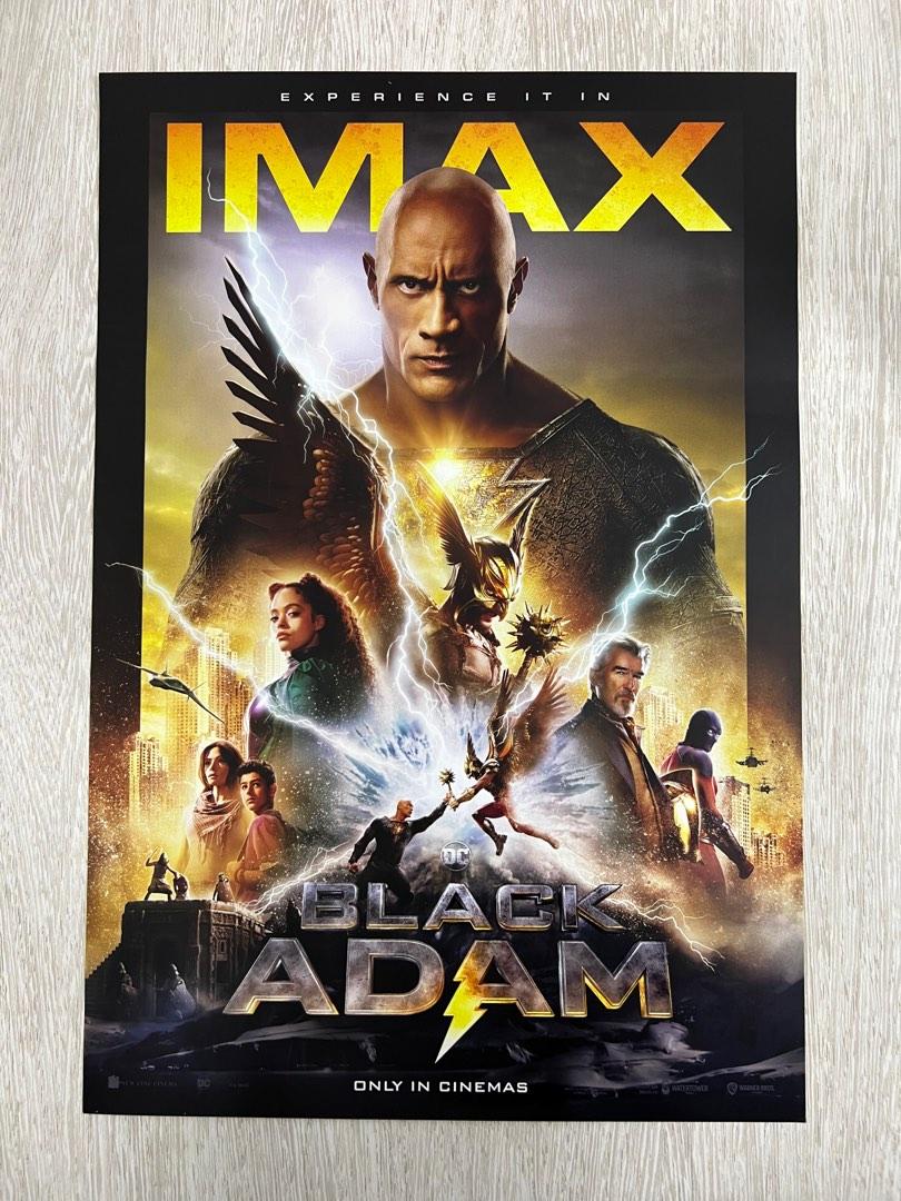 DC Black Adam IMAX A3 Poster , 興趣及遊戲, 玩具 & 遊戲類 - Carousell
