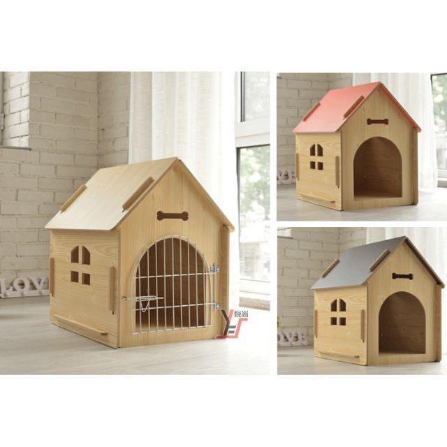 Dog Cage Wooden Aesthetic, Pet Supplies, Homes & Other Pet Accessories ...