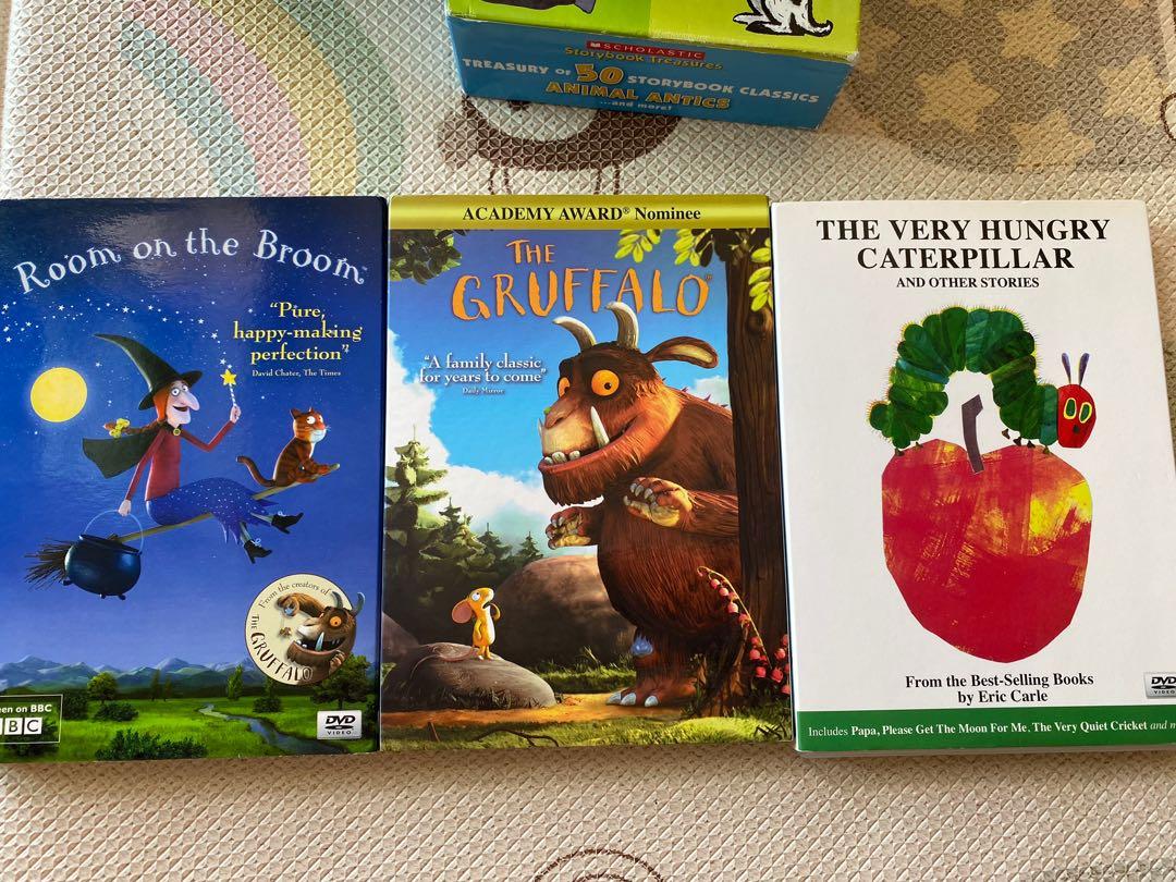 Dvds room on the broom gruffalo the very hungry caterpillar, 興趣及遊戲, 音樂 ...