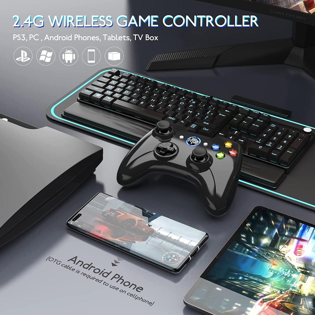 EasySMX Wireless 2.4g Game Controller Support PC (Windows XP/7/8/8.1/10 ...