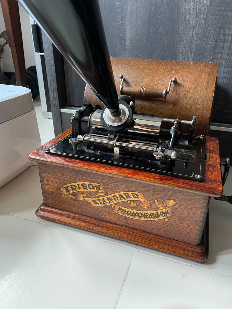Edison Standard phonograph, Hobbies & Toys, Memorabilia & Collectibles ...