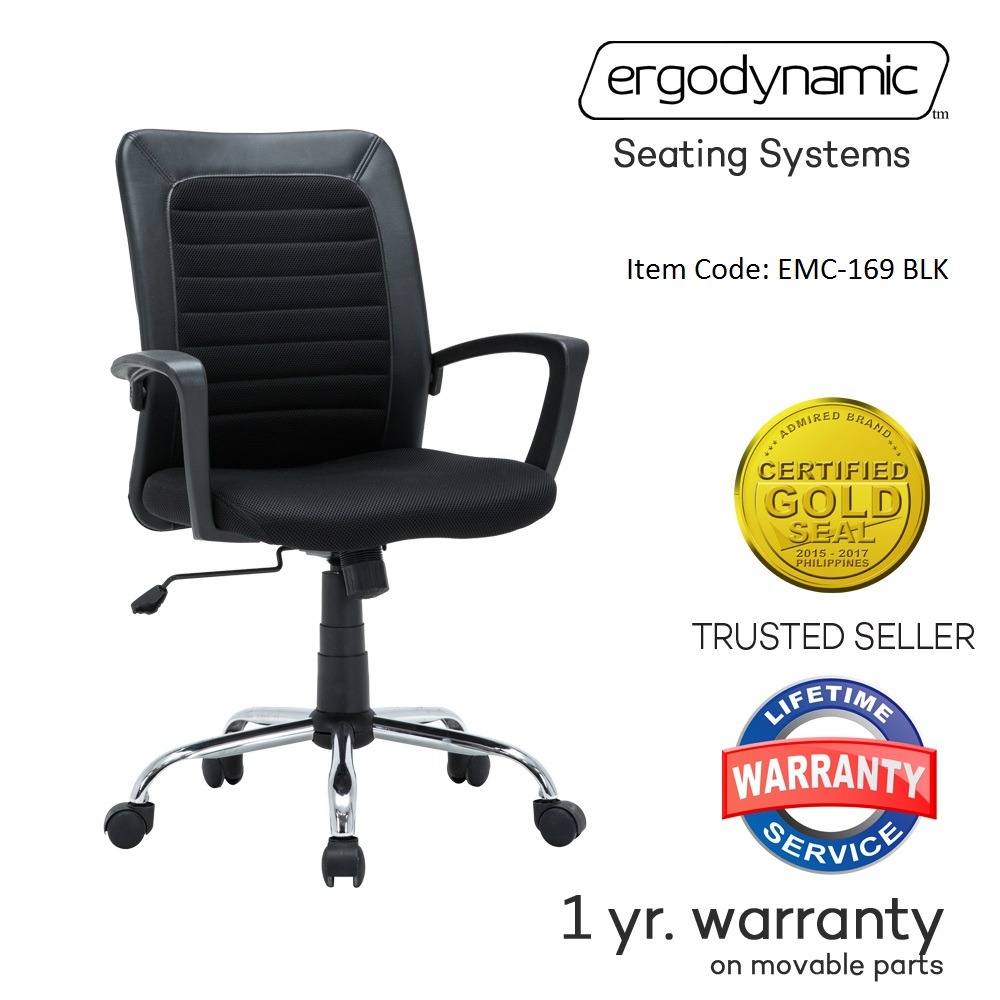 EMC-169 Mid Back Mesh Office Chair, Office Desk Table Chairs, Computer ...