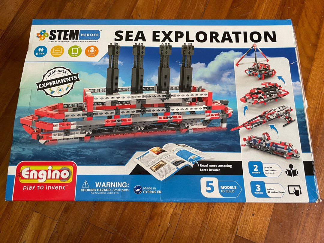 Engio play to invent ( sea exploration), Hobbies & Toys, Toys & Games ...