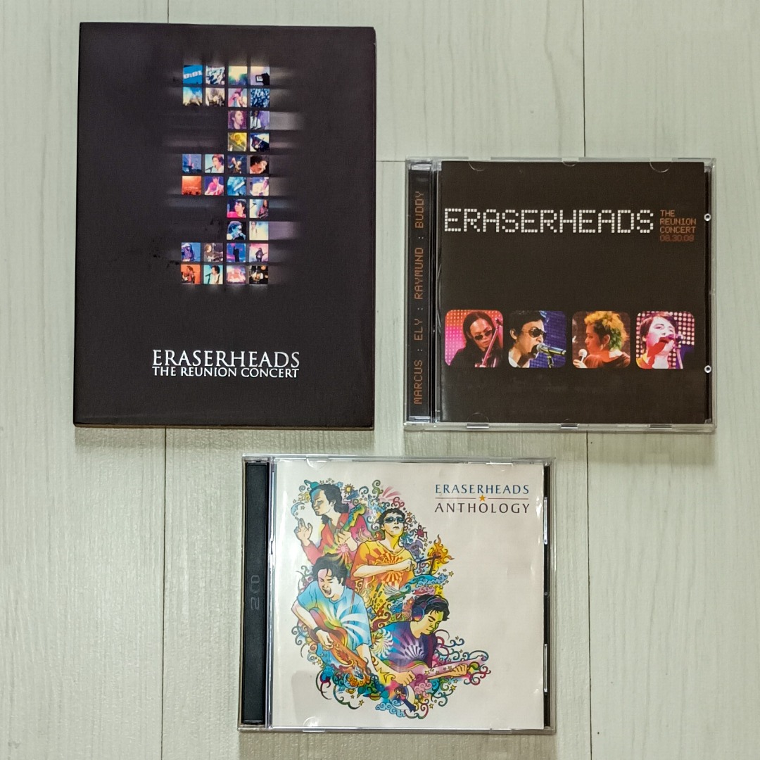 ERASERHEADS The Reunion Concert + Anthology CD/DVD Bundle on Carousell