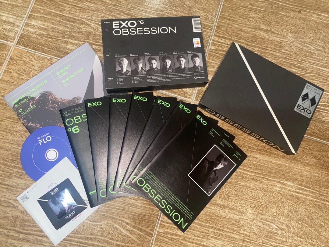 EXO OBSESSION Album (EXO ver.), Hobbies & Toys, Memorabilia ...