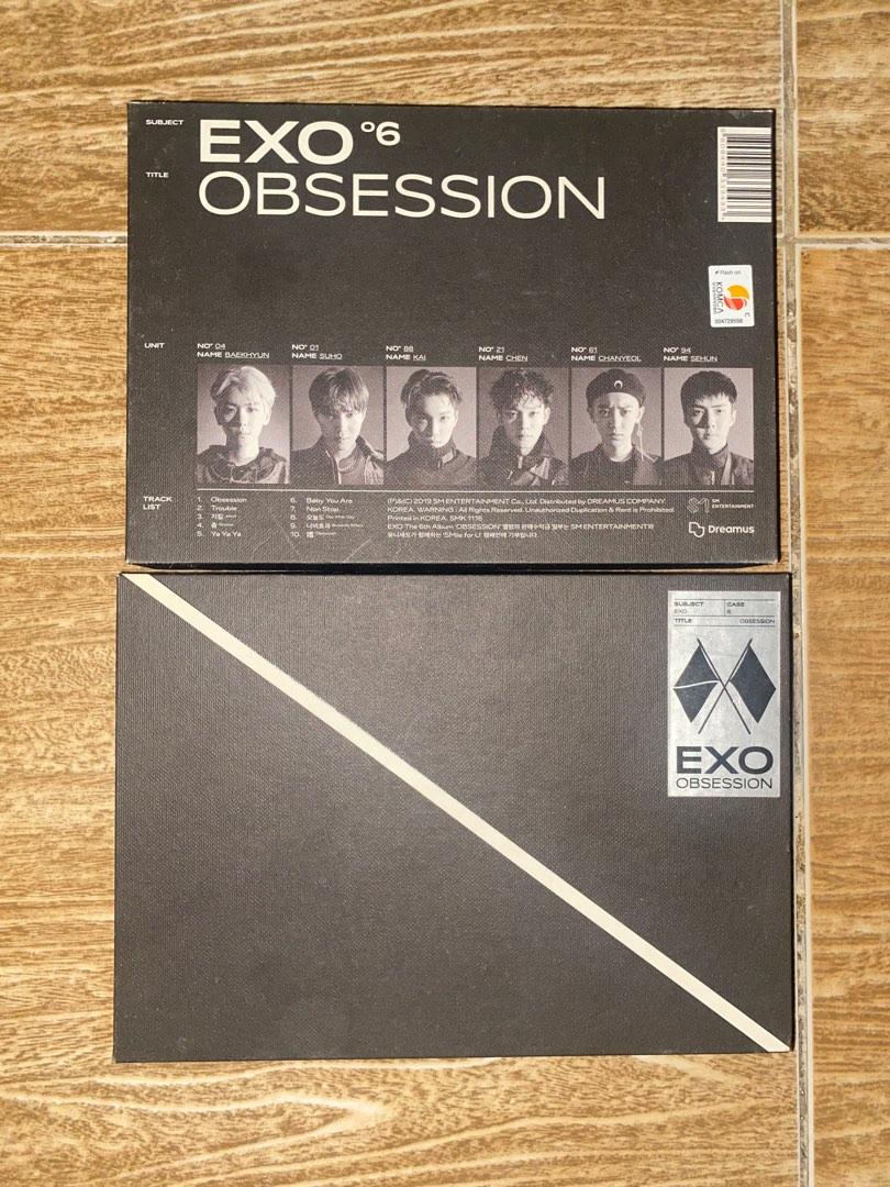 EXO OBSESSION Album (EXO ver.), Hobbies & Toys, Memorabilia ...