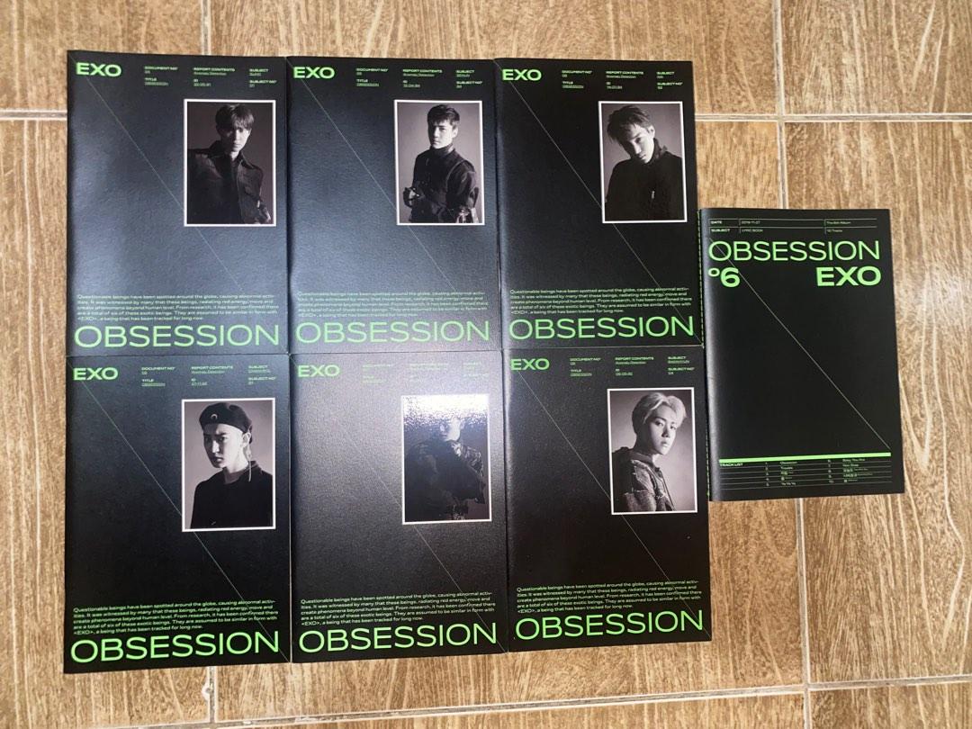 EXO OBSESSION Album (EXO ver.), Hobbies & Toys, Memorabilia ...