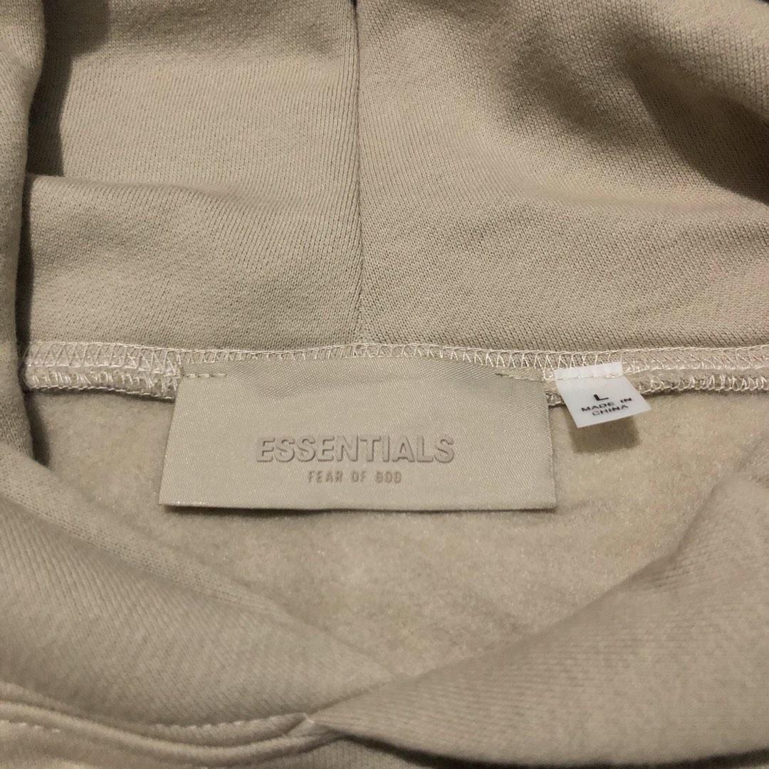 Fear of God Essentials Smoke Season Eight Hoodie (Khaki colorway), Men ...