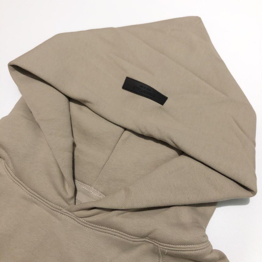 Fear of God Essentials Smoke Season Eight Hoodie (Khaki colorway), Men ...