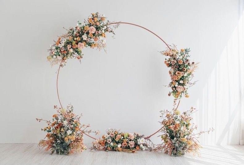 Floral Arch for [Rental] for [Sale] Circular (In Stock) LED Lights ...