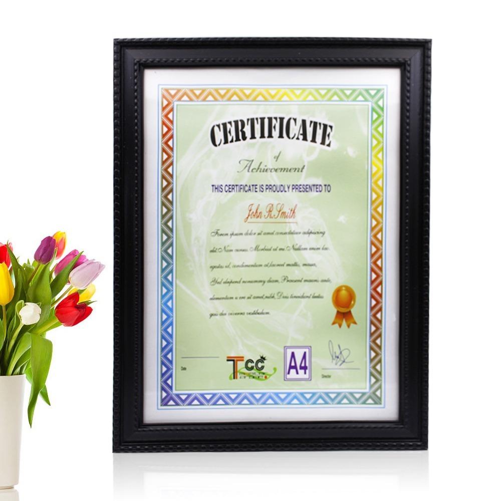 Frame Certificate Documents Frame Diploma A4 Legal Picture Frame Award ...