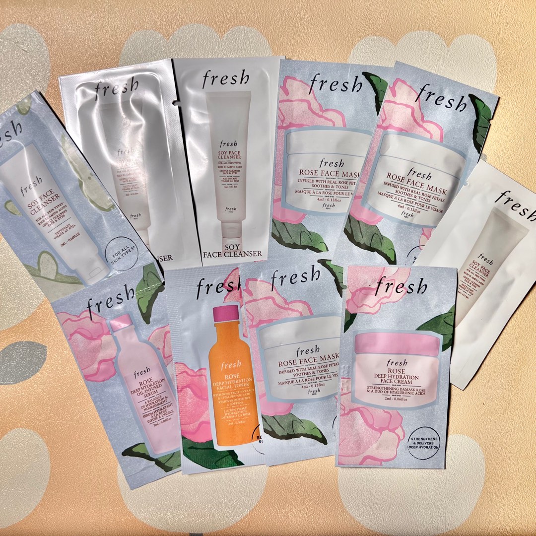 FRESH samples, Beauty & Personal Care, Face, Face Care on Carousell