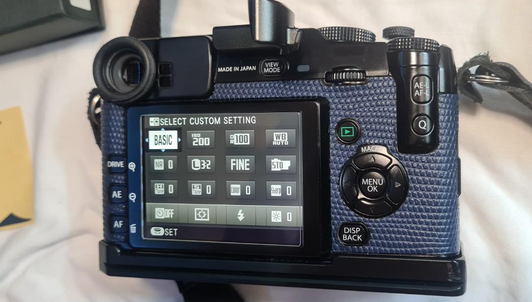 Fujifilm XPro1 X-Pro1 Custom Blue Leather - Lensmate, Artisan, Leather ...