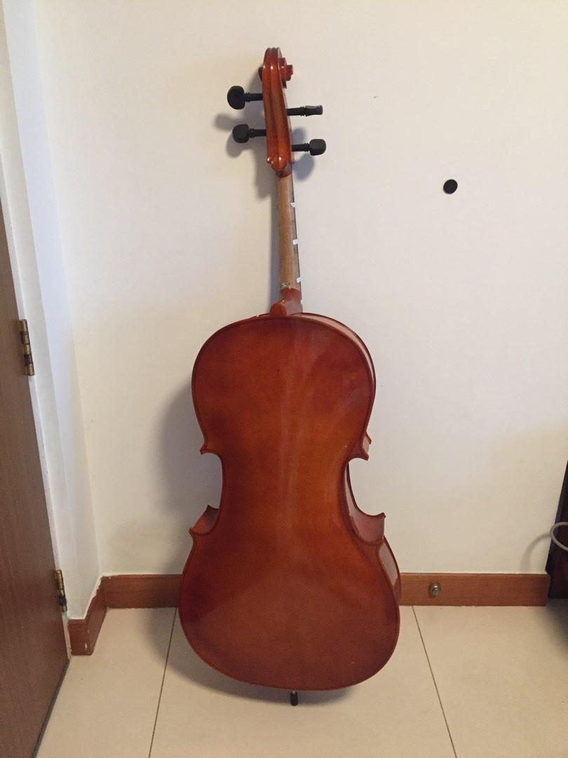 full-size-cello-hobbies-toys-music-media-musical-instruments-on