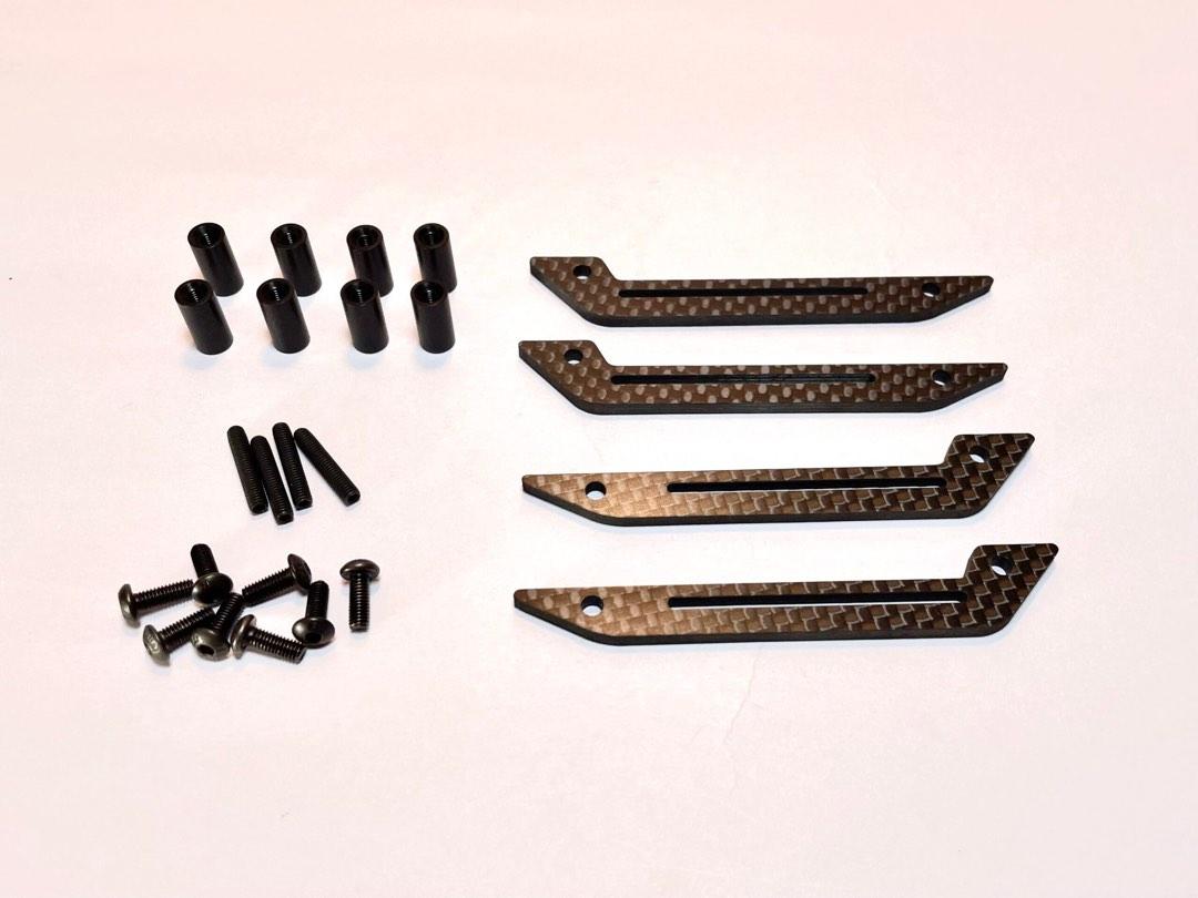 Geisha Racing Rock Sliders for Kamikaze RC Crawler Chassis, Hobbies ...