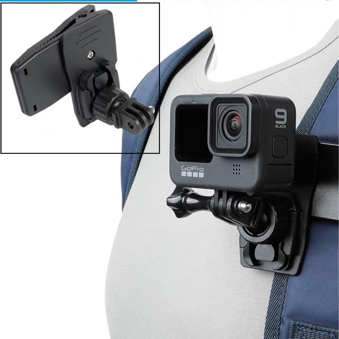 GoPro 360 Degree Ratabable Clip Mount + J-Hook Buckle Clamp for ...