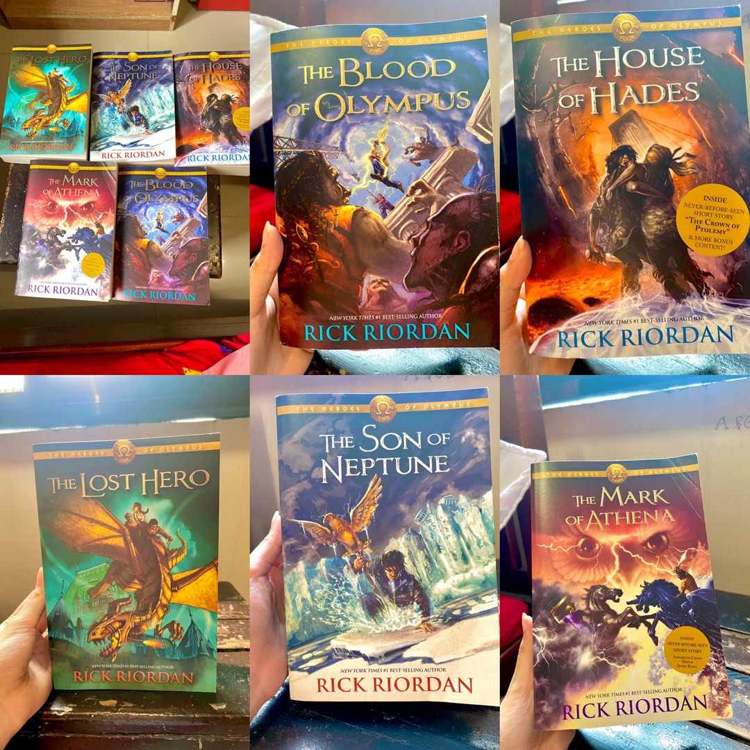 Heroes of Olympus SET Book 1-5, Hobbies & Toys, Books & Magazines ...