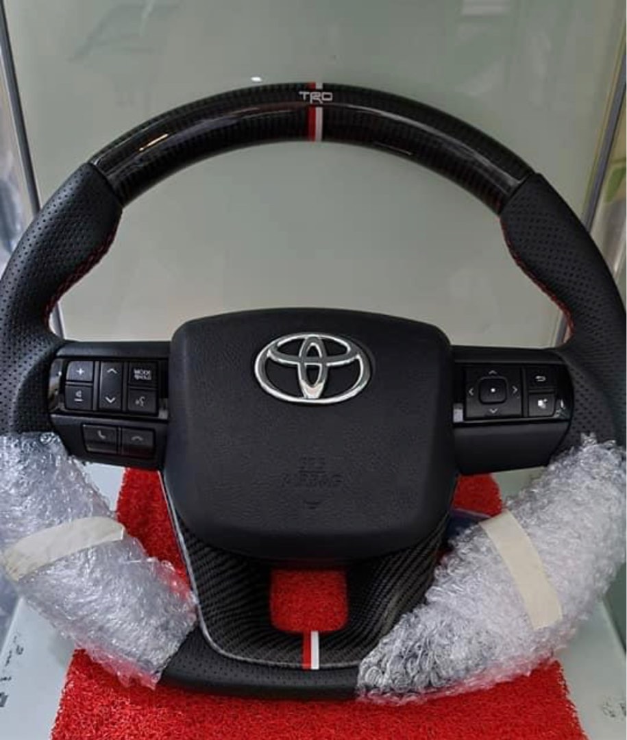 Hiace steering wheel TRD, Car Accessories, Accessories on Carousell