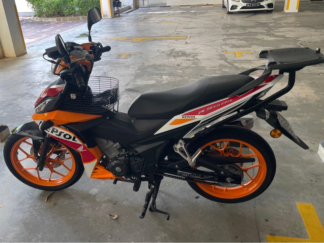 HONDA RS150 Dec 2019 (agent bike), Motorcycles, Motorcycles for Sale, Class 2B on Carousell