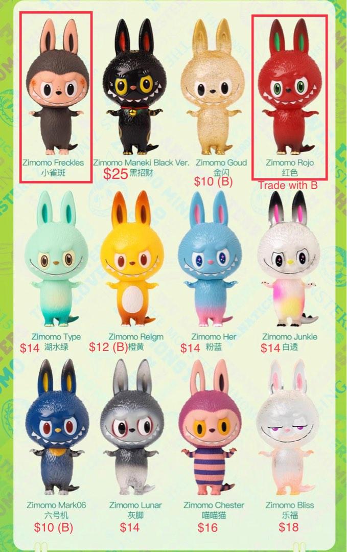 How2work Popmart the little monsters Labubu Zimomo, Hobbies & Toys ...