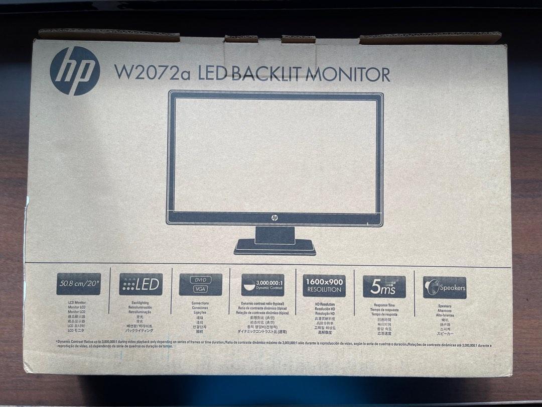 HP 20 inch monitor W2072a, Computers & Tech, Parts & Accessories ...