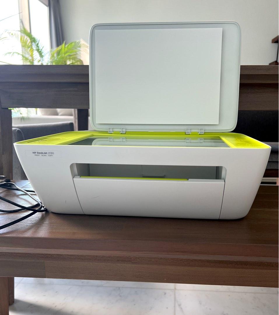 HP Deskjet 2130 All-in-One Printer - Print, Copy, Scan, Computers ...