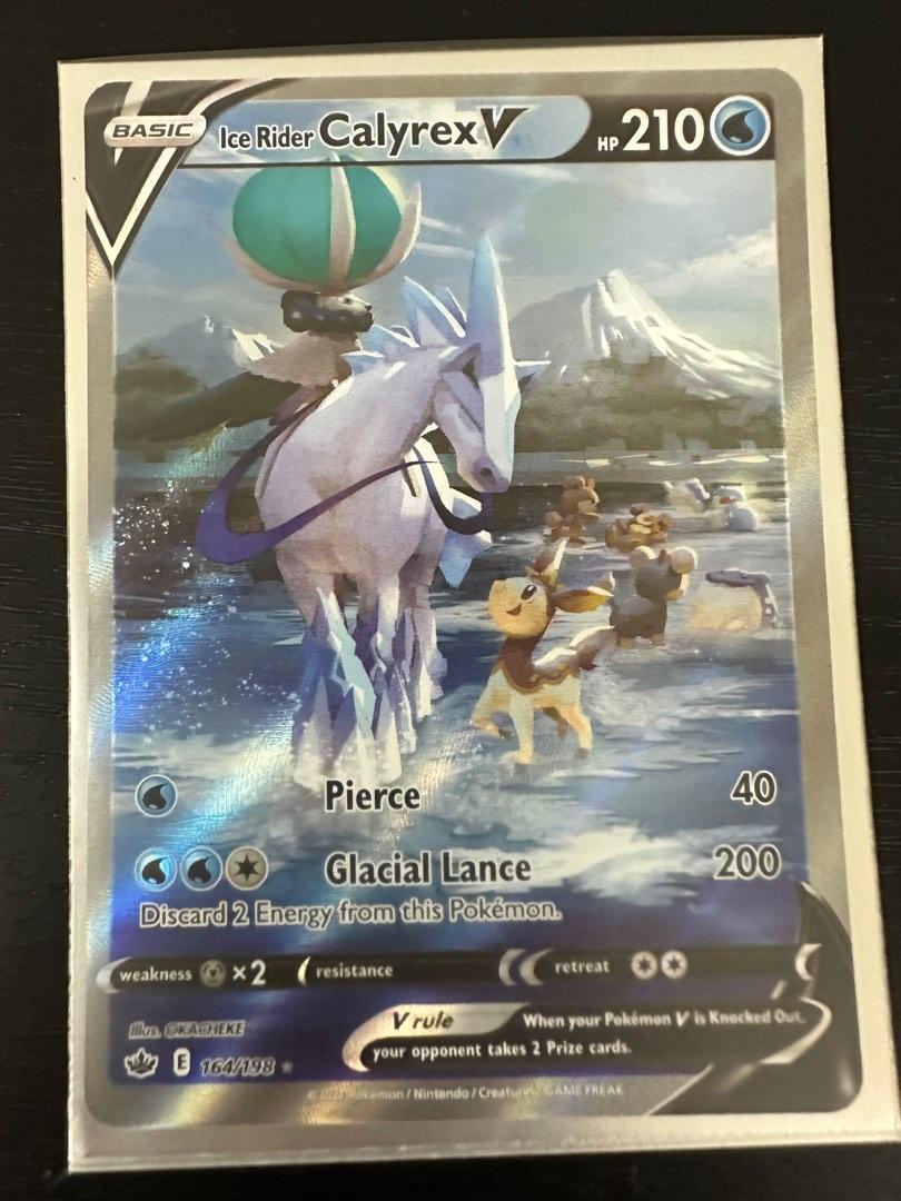 Pokemon TCG: Ice Rider Calyrex V Alternate Art 164, Hobbies & Toys ...