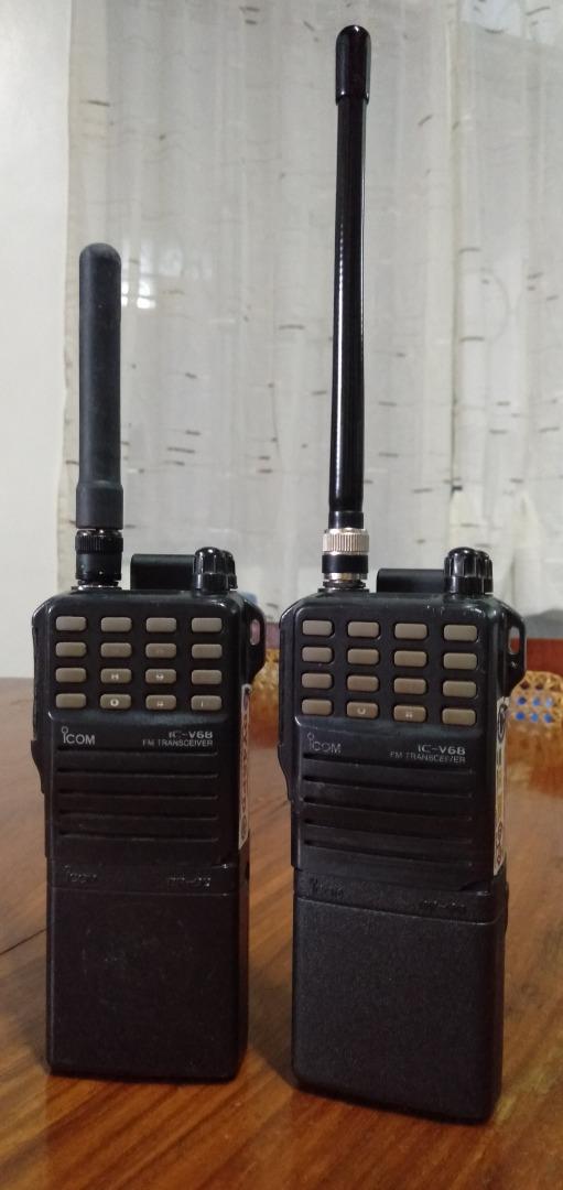Icom V68 Radio Trancievers 2units, Mobile Phones & Gadgets, Walkie ...