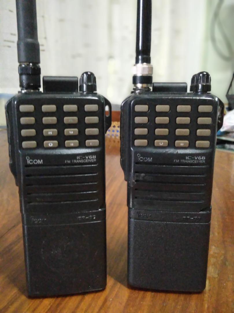 Icom V68 Radio Trancievers 2units, Mobile Phones & Gadgets, Walkie ...