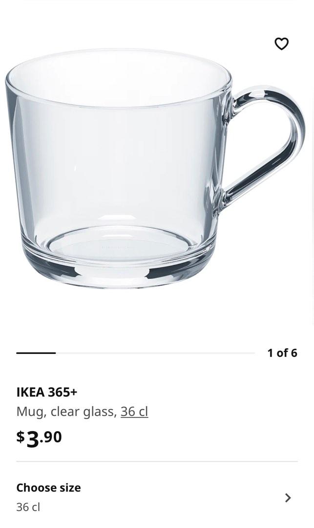 Ikea glass mugs (x4), Furniture & Home Living, Kitchenware & Tableware ...