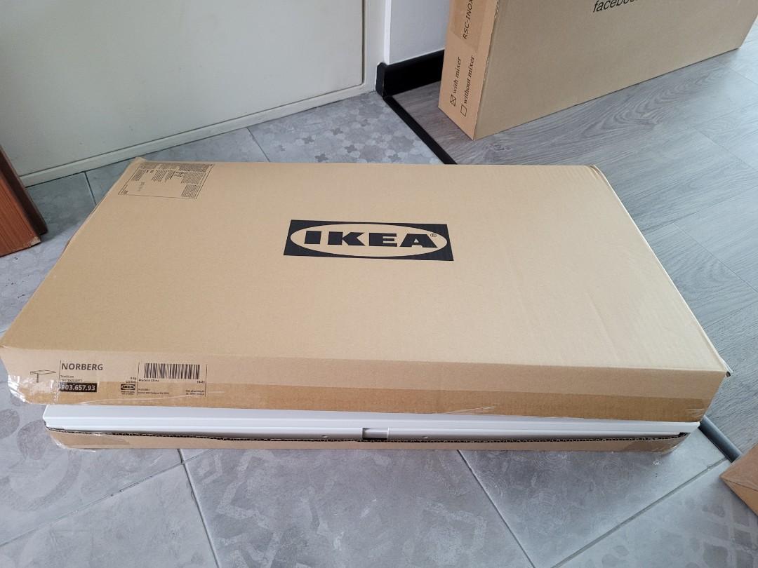 Ikea norberg Foldable drop leaf table, Furniture & Home Living ...