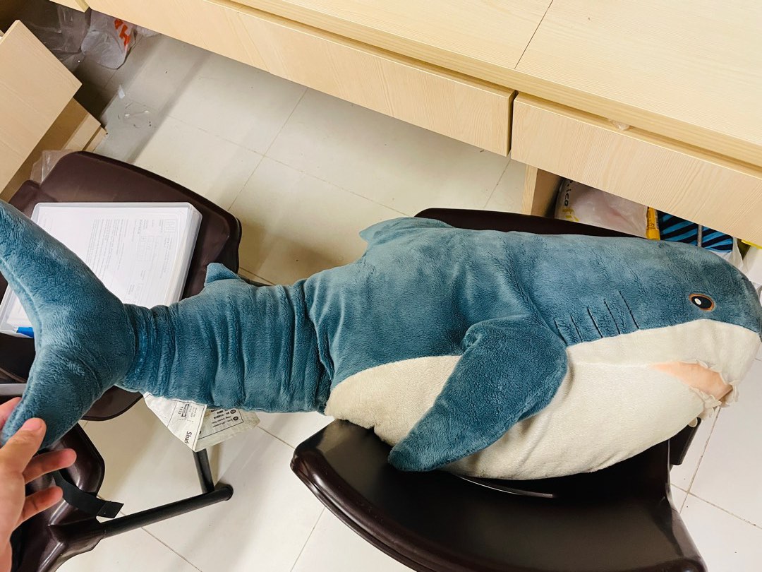 IKEA shark soft, Hobbies & Toys, Toys & Games on Carousell