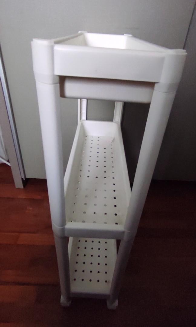 IKEA White plastic shelves, Furniture & Home Living, Furniture, Shelves ...