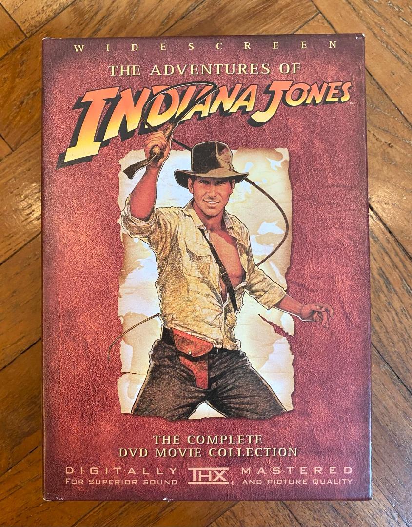 Indiana Jones Complete DVD Movie Collection, Hobbies & Toys, Music ...