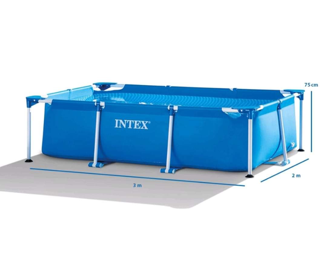 Intex Portable Swimming Pool 2mx3m (rectangular), Sports Equipment ...